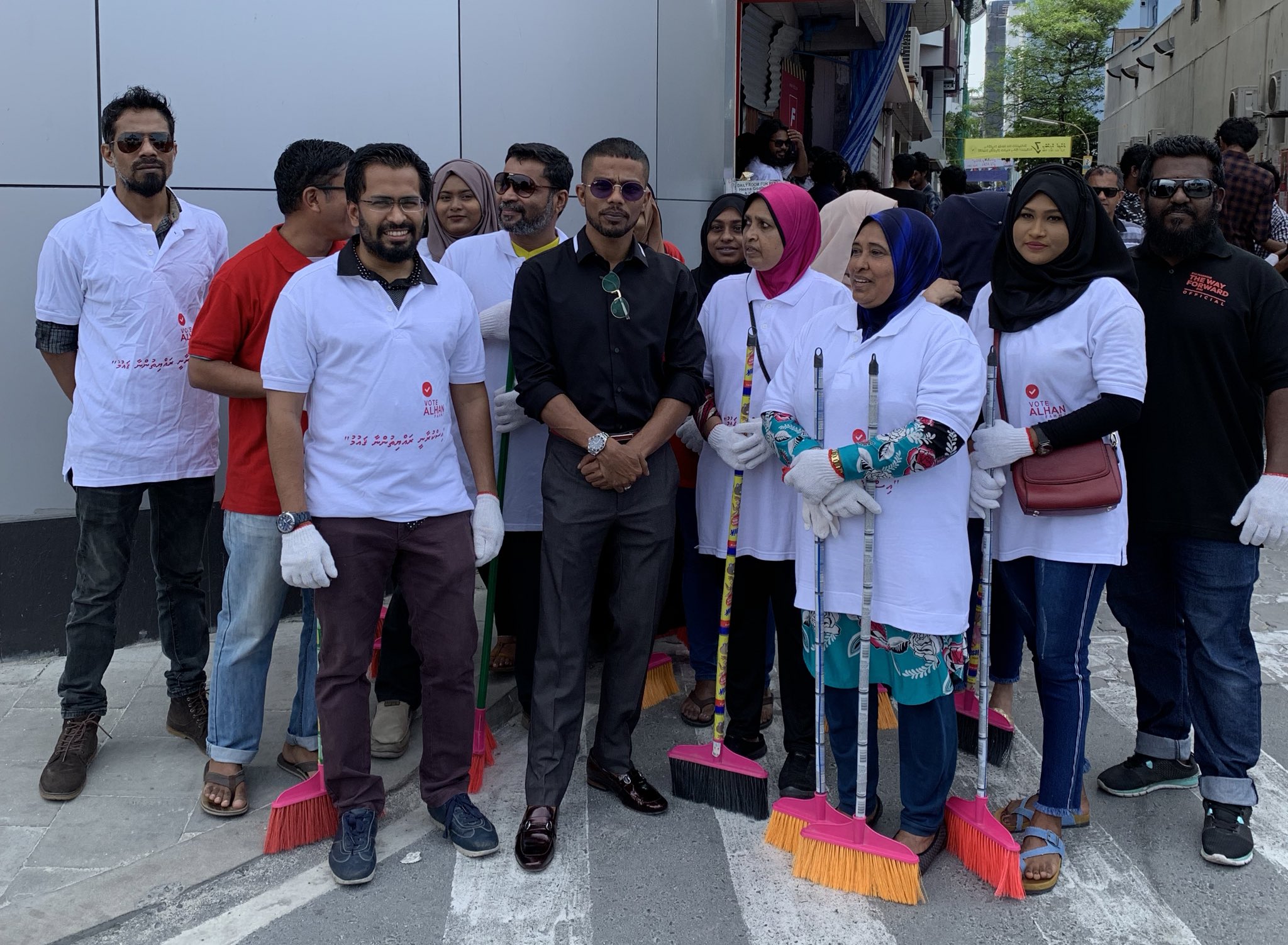 Alhan Fahmy ge team in henveiru uthuru saafu koffi